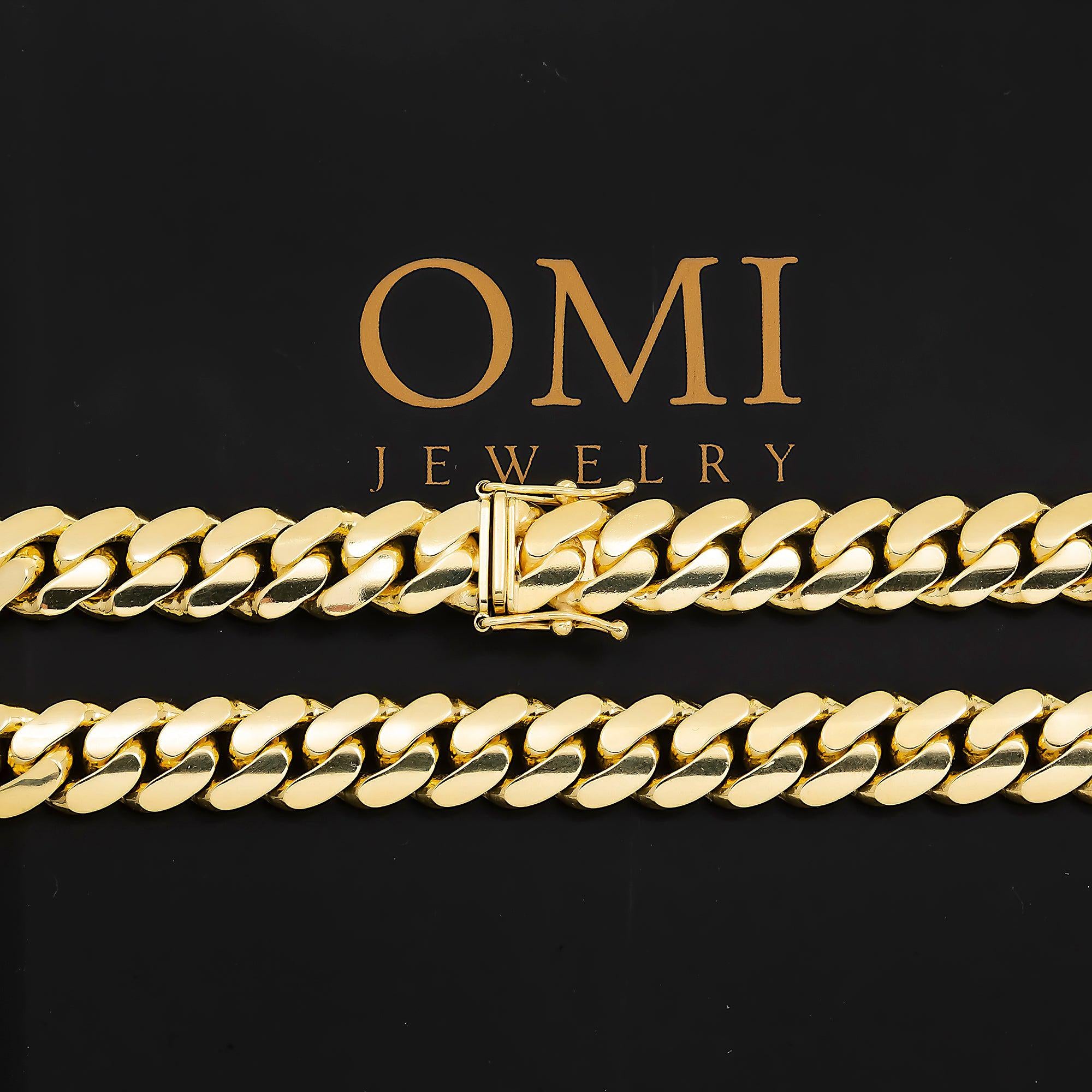 14K GOLD 8.55MM CUBAN LINK CHAIN - OMI Jewelry