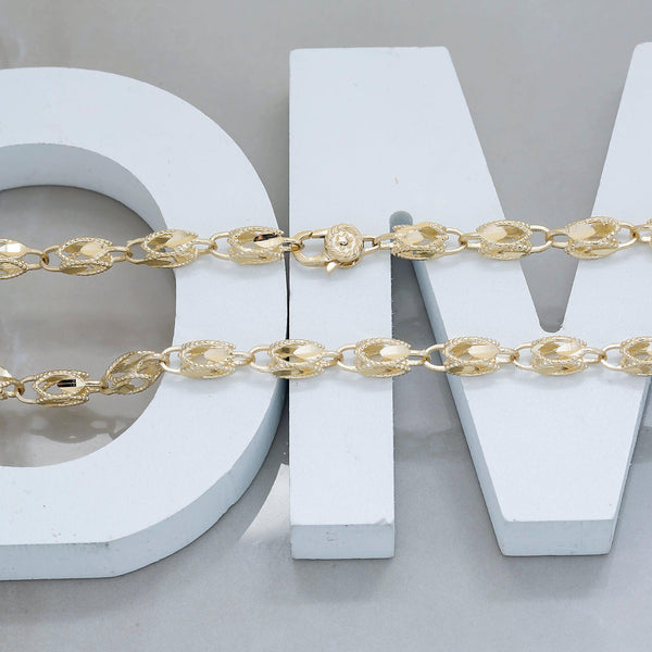 14K GOLD 4.75MM TURKISH LINK CHAIN - OMI Jewelry