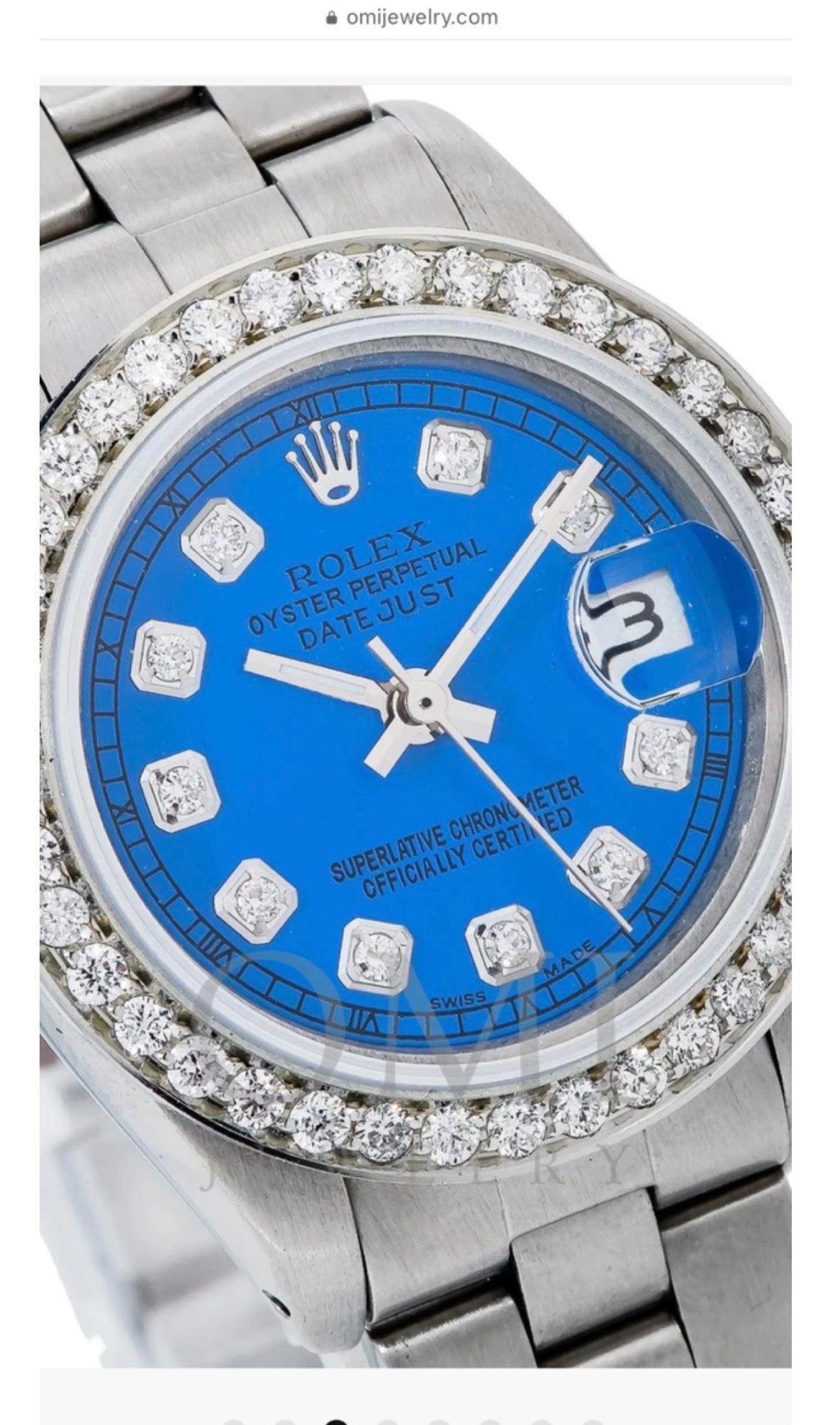 Buy Deposit for 26mm stainless steel diamond dial and bezel at the Best ...