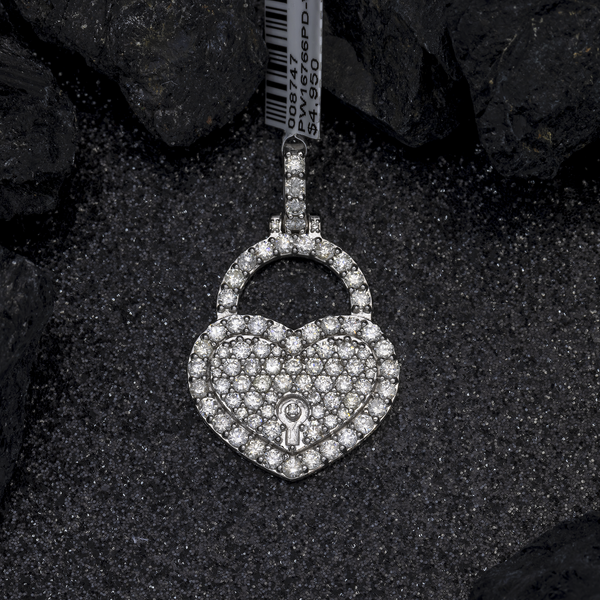 10K GOLD DIAMOND HEART LOCKET PENDANT 1.96 CT - OMI Jewelry