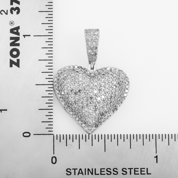 14K GOLD DIAMOND HEART PENDANT 1.30 CT - OMI Jewelry