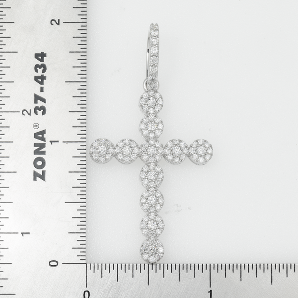 14K GOLD DIAMOND CROSS PENDANT 1.50 CT - OMI Jewelry