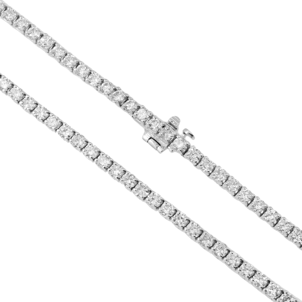 14K GOLD LAB DIAMOND TENNIS CHAIN 12.50 CT - OMI Jewelry