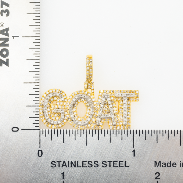 Buy 10K GOLD DIAMOND GOAT PENDANT 0.90 CT at the Best Price | OMI Jewelry