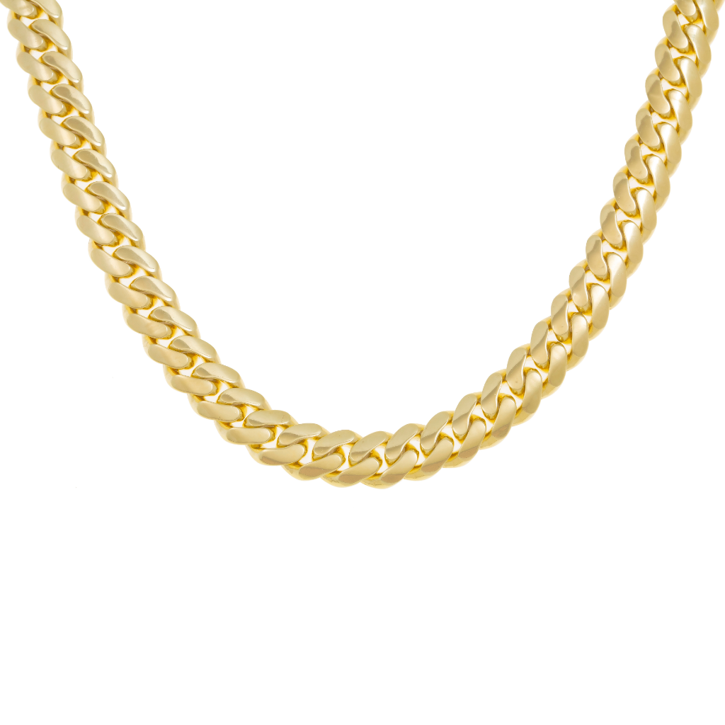 14K GOLD 9MM CUBAN LINK CHAIN - OMI Jewelry