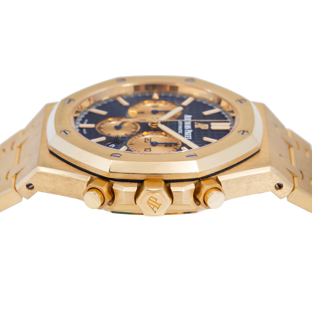 Audemars Piguet Royal Oak Chronograph 42MM Blue Dial 26331BA - OMI Jewelry