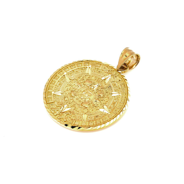 10K GOLD COIN PENDANT 1.6" - OMI Jewelry