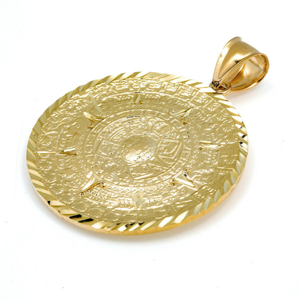 10K GOLD COIN PENDANT 1.9" - OMI Jewelry