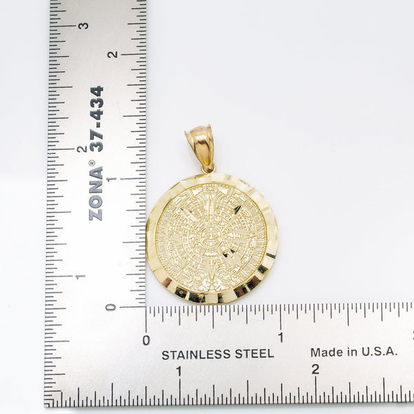 10K GOLD COIN PENDANT 1.4" - OMI Jewelry